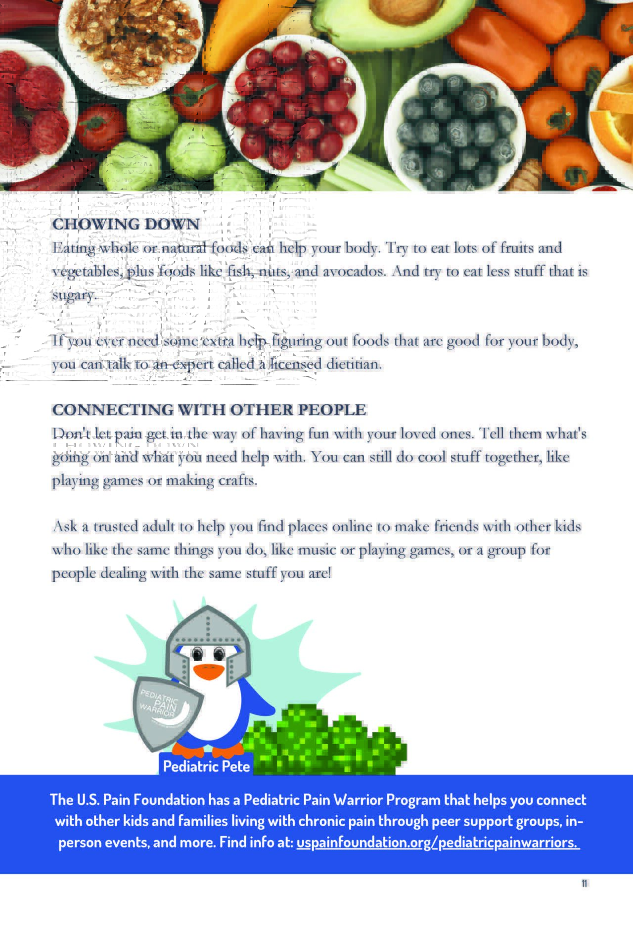 Living With Chronic Pain - For Kids - U.S. Pain Foundation